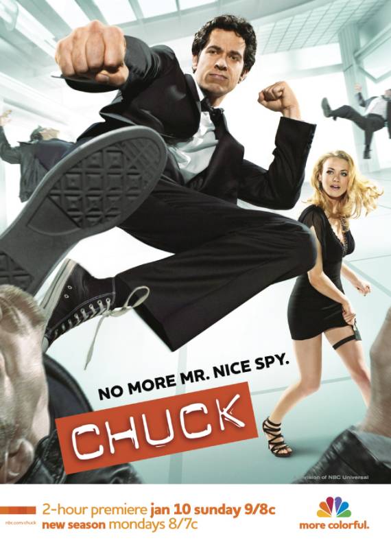 Pop Minute - 'Chuck' No More Mr. Nice Spy In New Season Poster